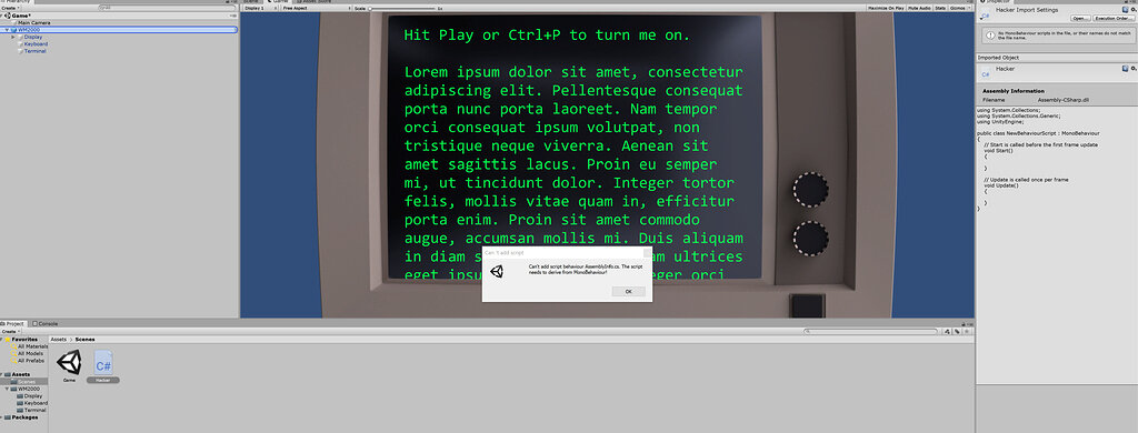 Help, I´m doing something wrong - Ask - GameDev.tv