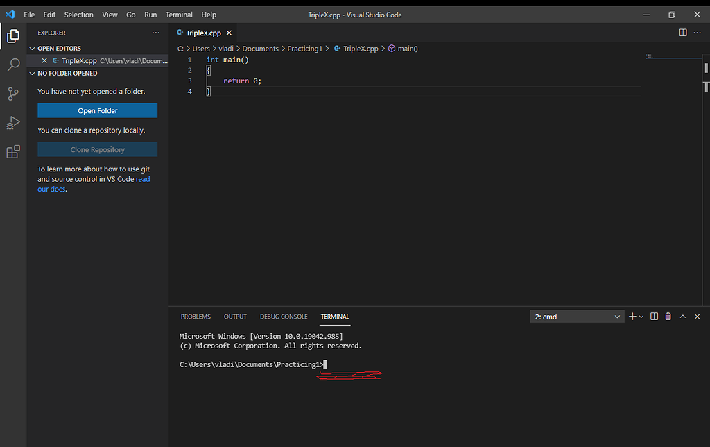 Program doesn't compile properly - Ask - GameDev.tv