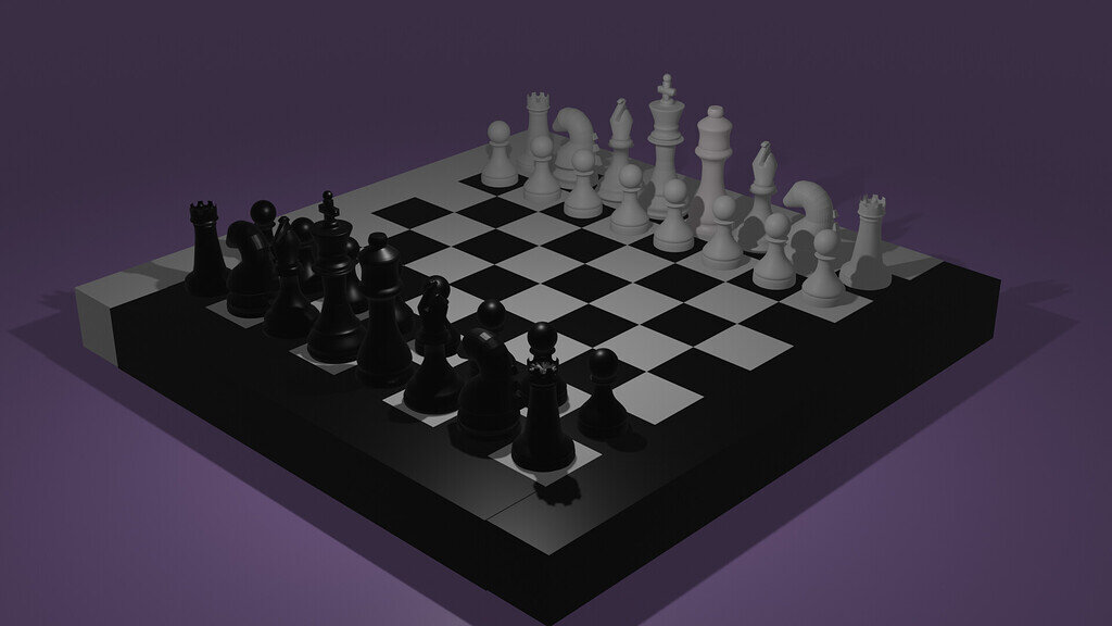 Chess blender model - Show - GameDev.tv
