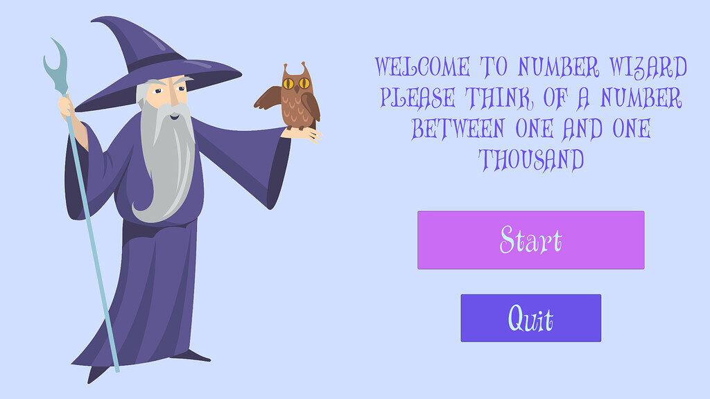 My Number Wizard UI - Show - GameDev.tv