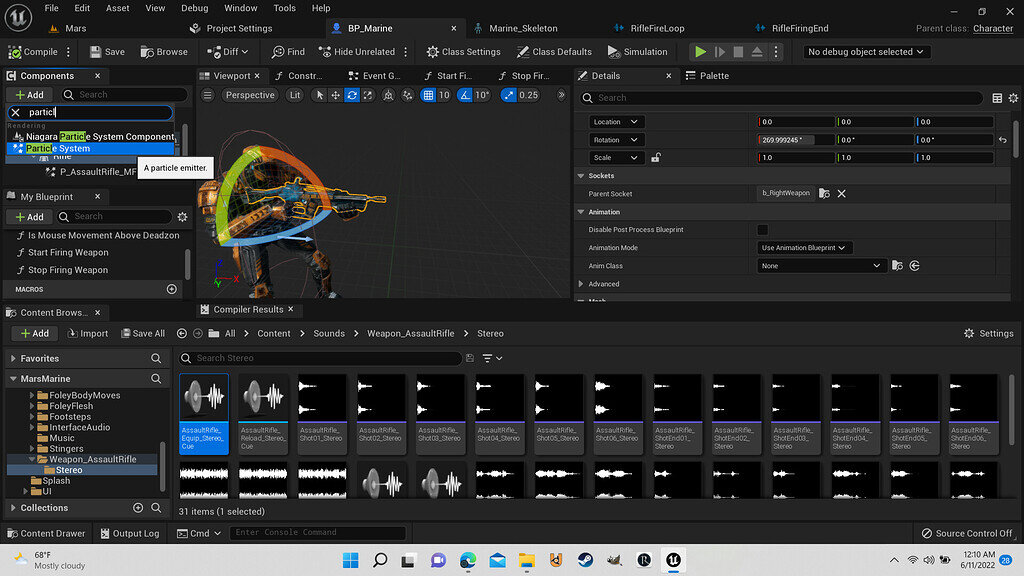 Mars Marine Muzzle Flash Particle for UE5 - Talk - GameDev.tv