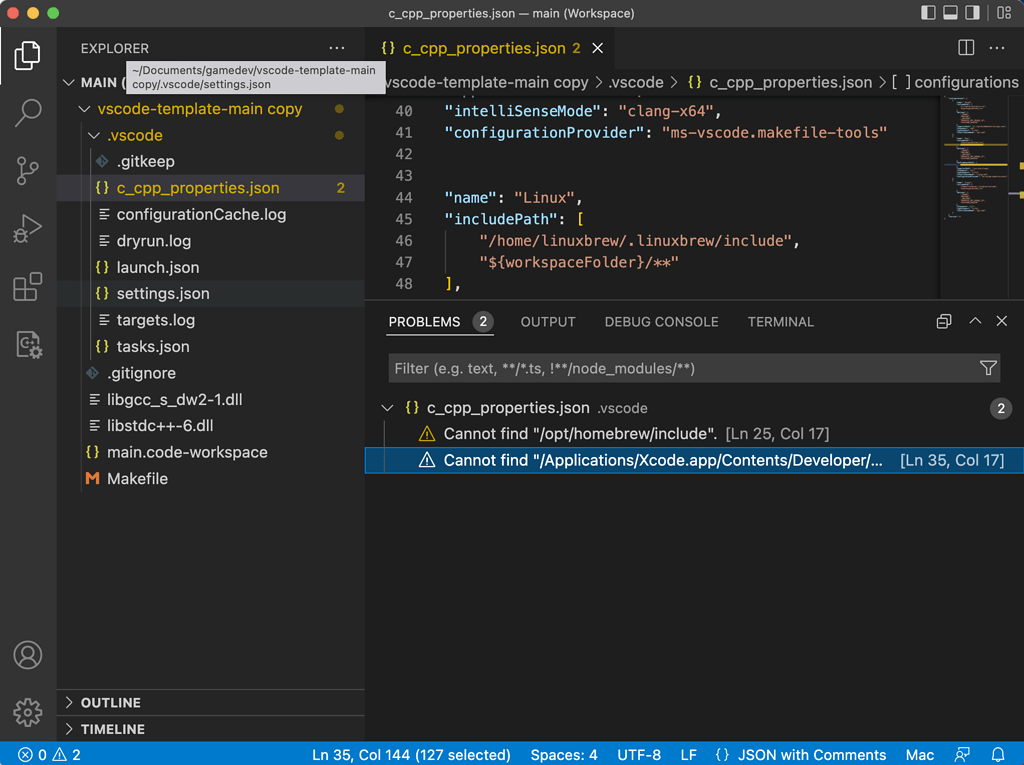 C++ It seems that there are always 2 errors when run this exact ...