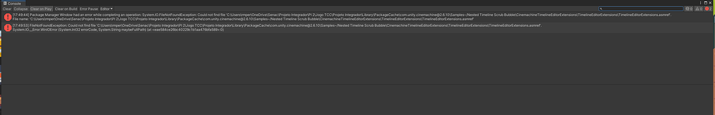 Issues with cinemachine package manager importing - Ask - GameDev.tv