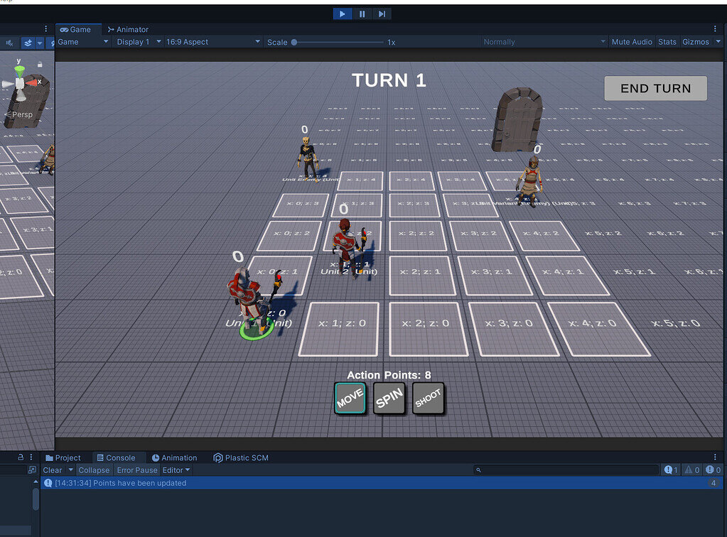 Action points not updating after pressing play - Ask - GameDev.tv