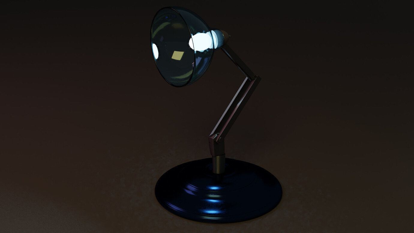 Lamp render with new materials - Show - GameDev.tv