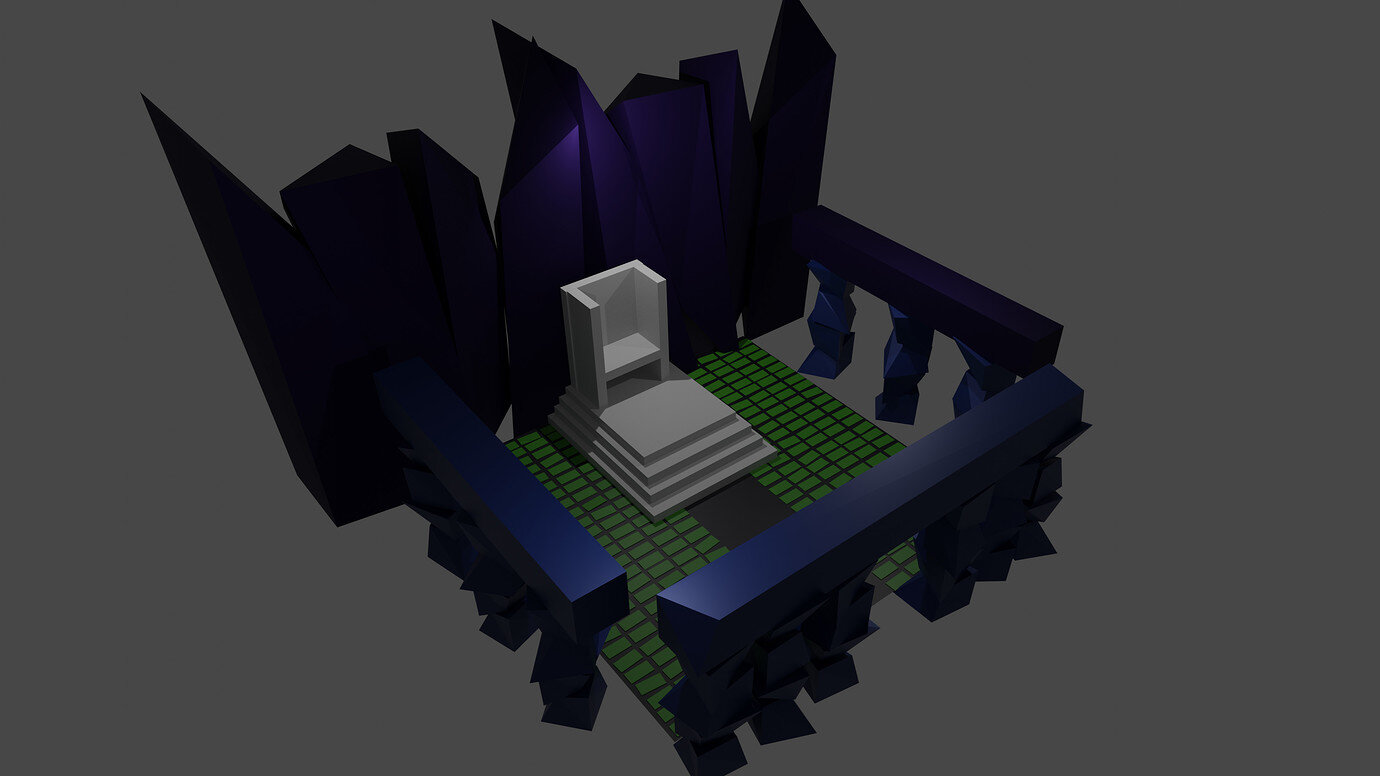 First Render - Simple throne Room - Show - GameDev.tv