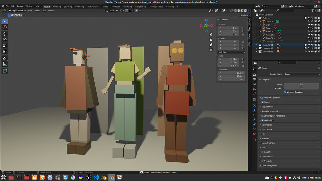 More Simple Characters - Cubic Teenagers - Show - GameDev.tv