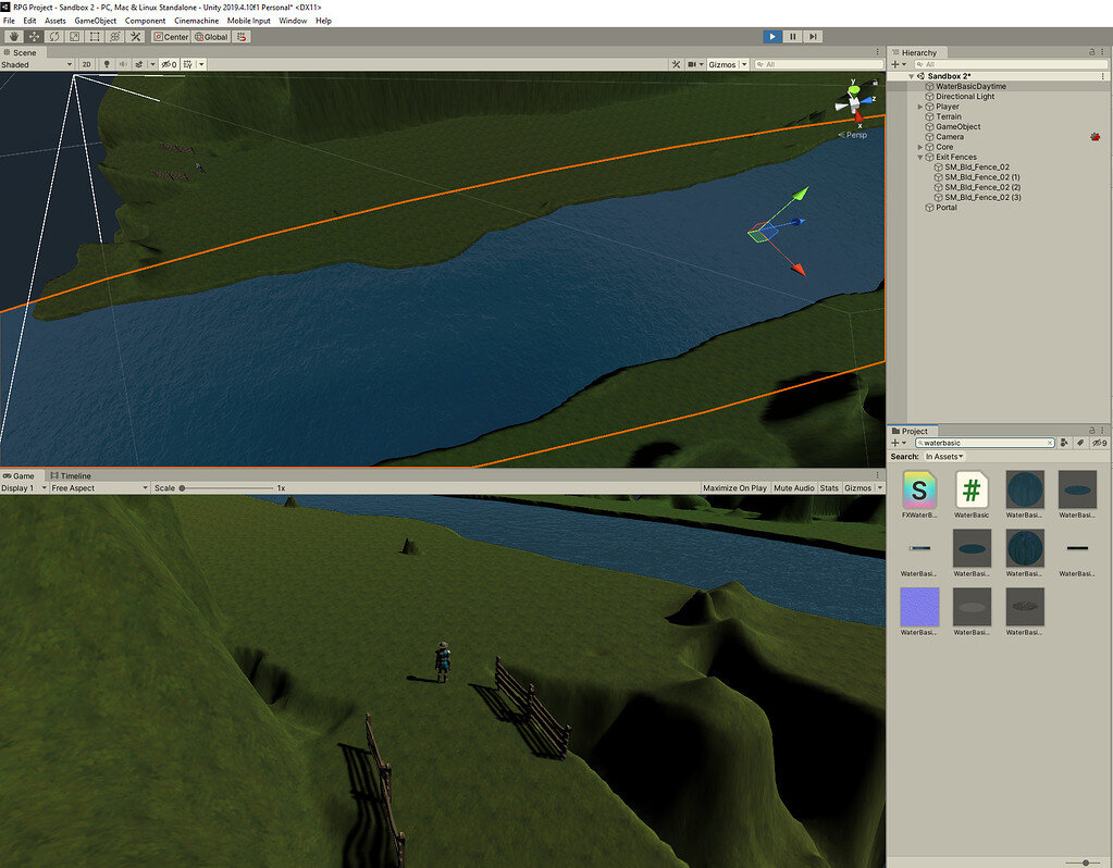 River Effect from the Unity Standard Assets Pack - Show - GameDev.tv
