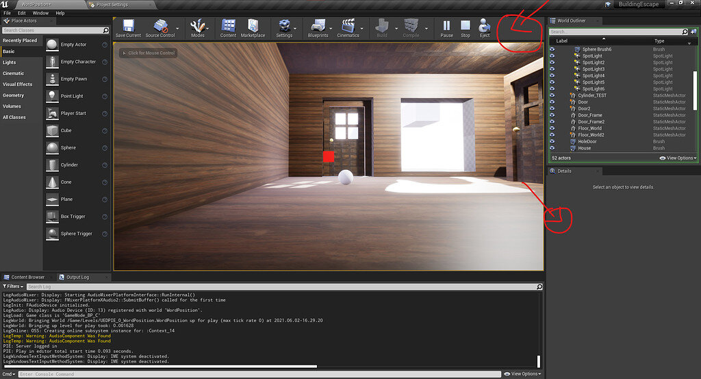 I have an issue with AudioComponent->Play(); and UE - Ask - GameDev.tv