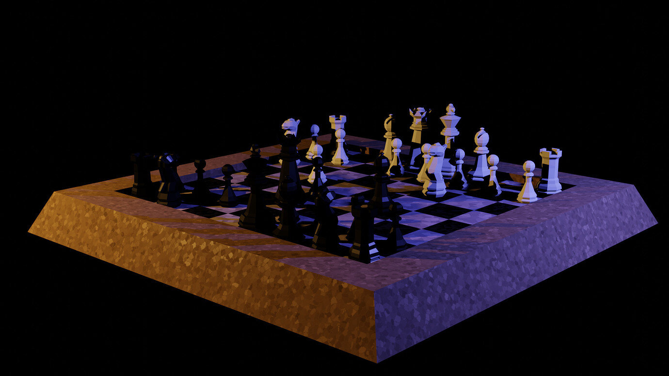 Space Themed Chess Scene - Show - GameDev.tv