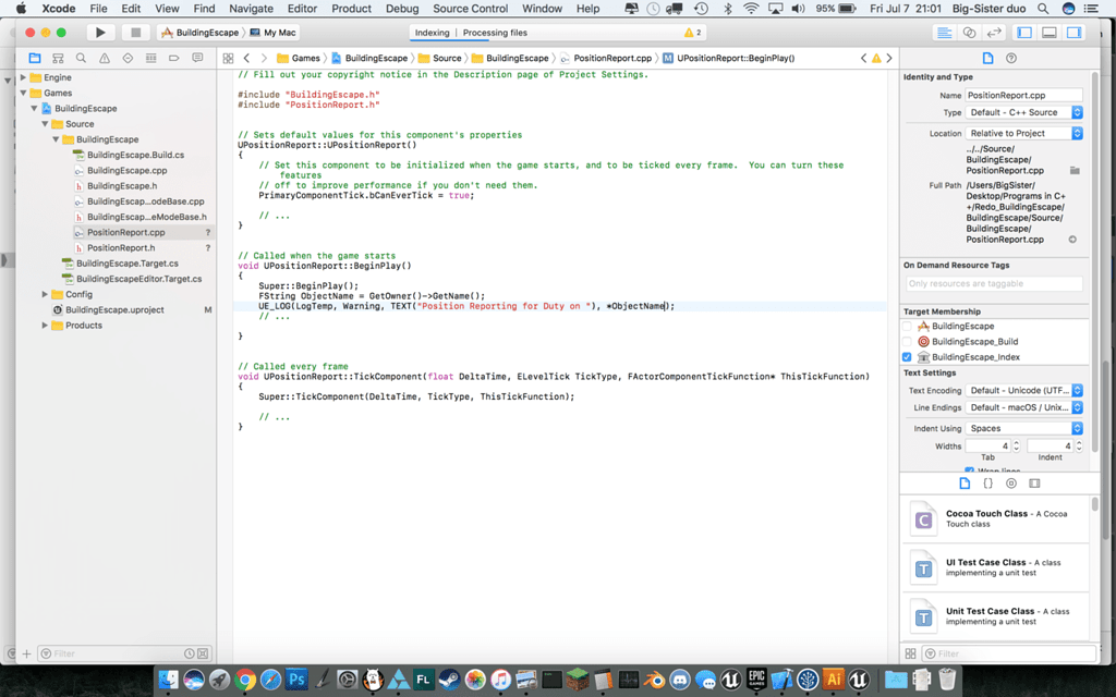 Issue With Autocomplete And Colors And Variables On Xcode Talk Gamedevtv