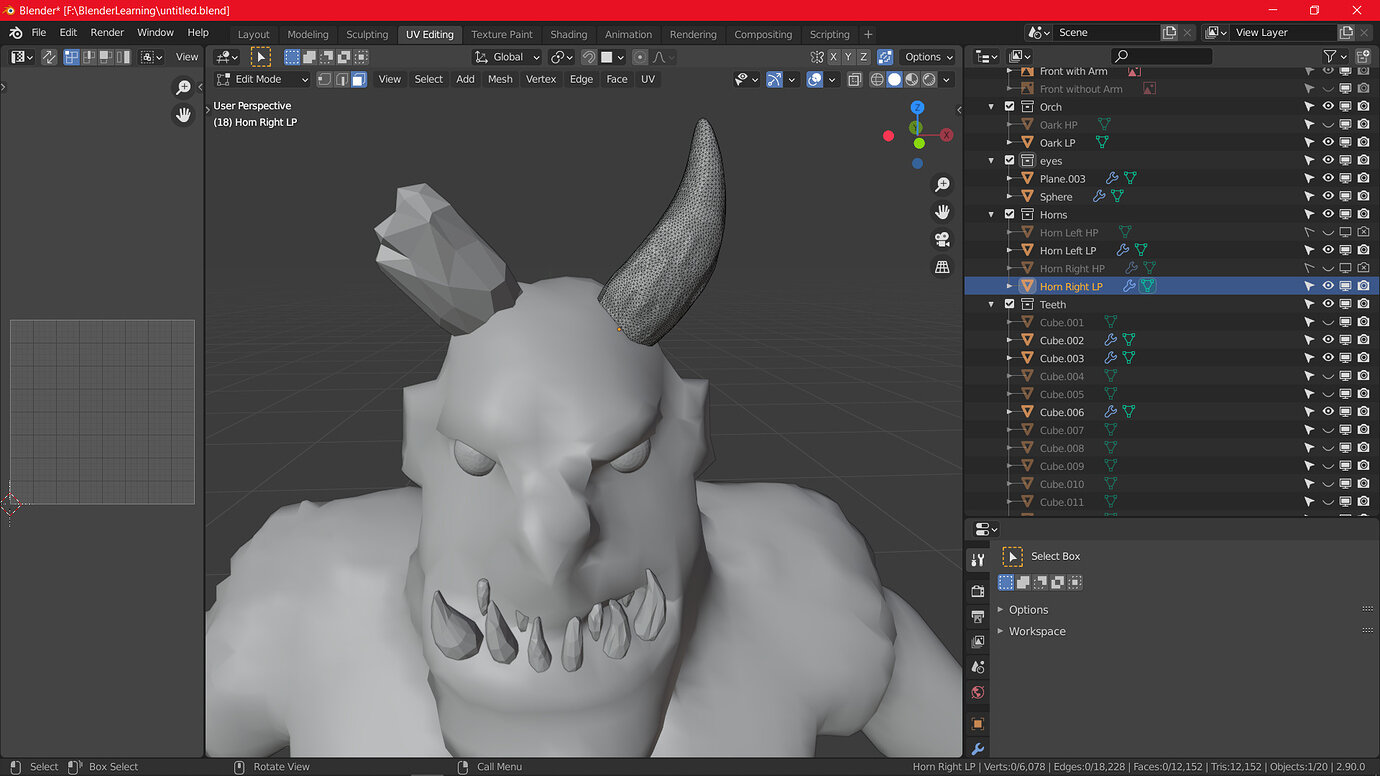 Problem while unwrapping, with tab button - Ask - GameDev.tv