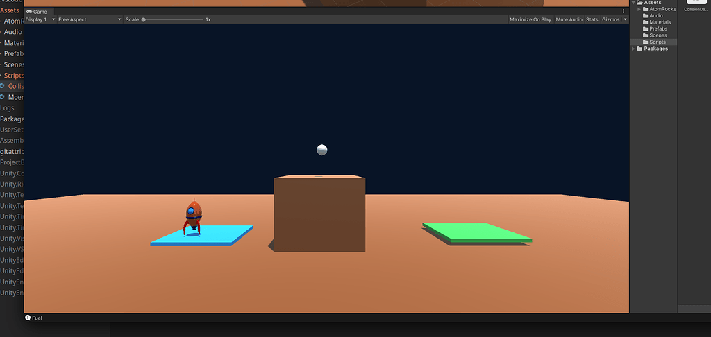 Dark scene on " Load Next Level" on rocketboost videos - Ask - GameDev.tv