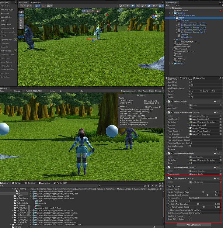 Feet Grounder - Foot IK system - Show - GameDev.tv