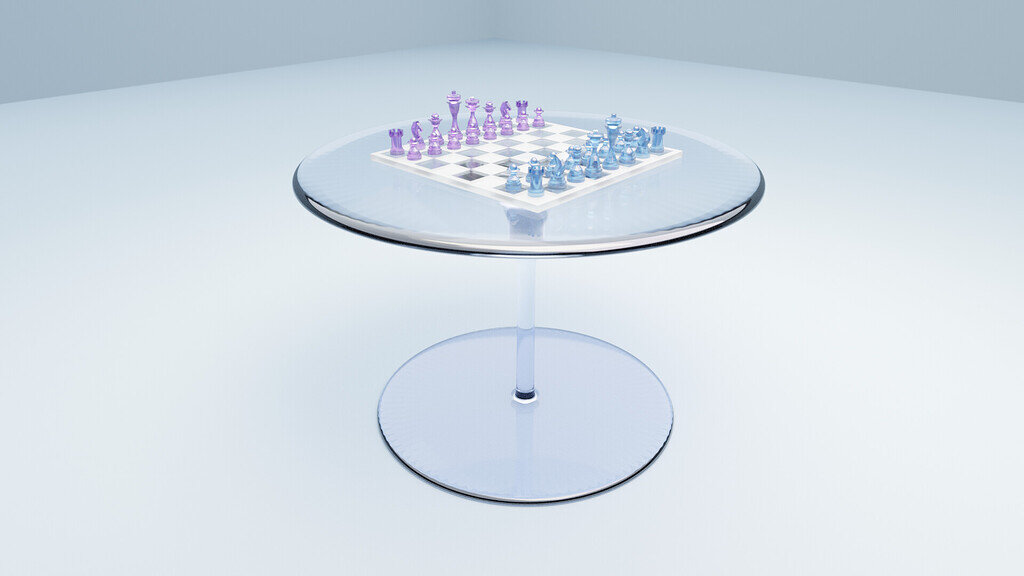 Crystal Chess Set - Multiple Cameras - Show - GameDev.tv