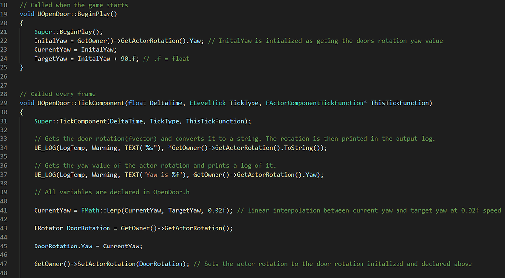 My code so far - Show - GameDev.tv