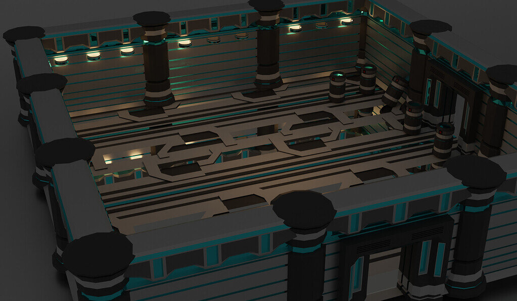 Futuristic Dungeon Start :) - Show - GameDev.tv