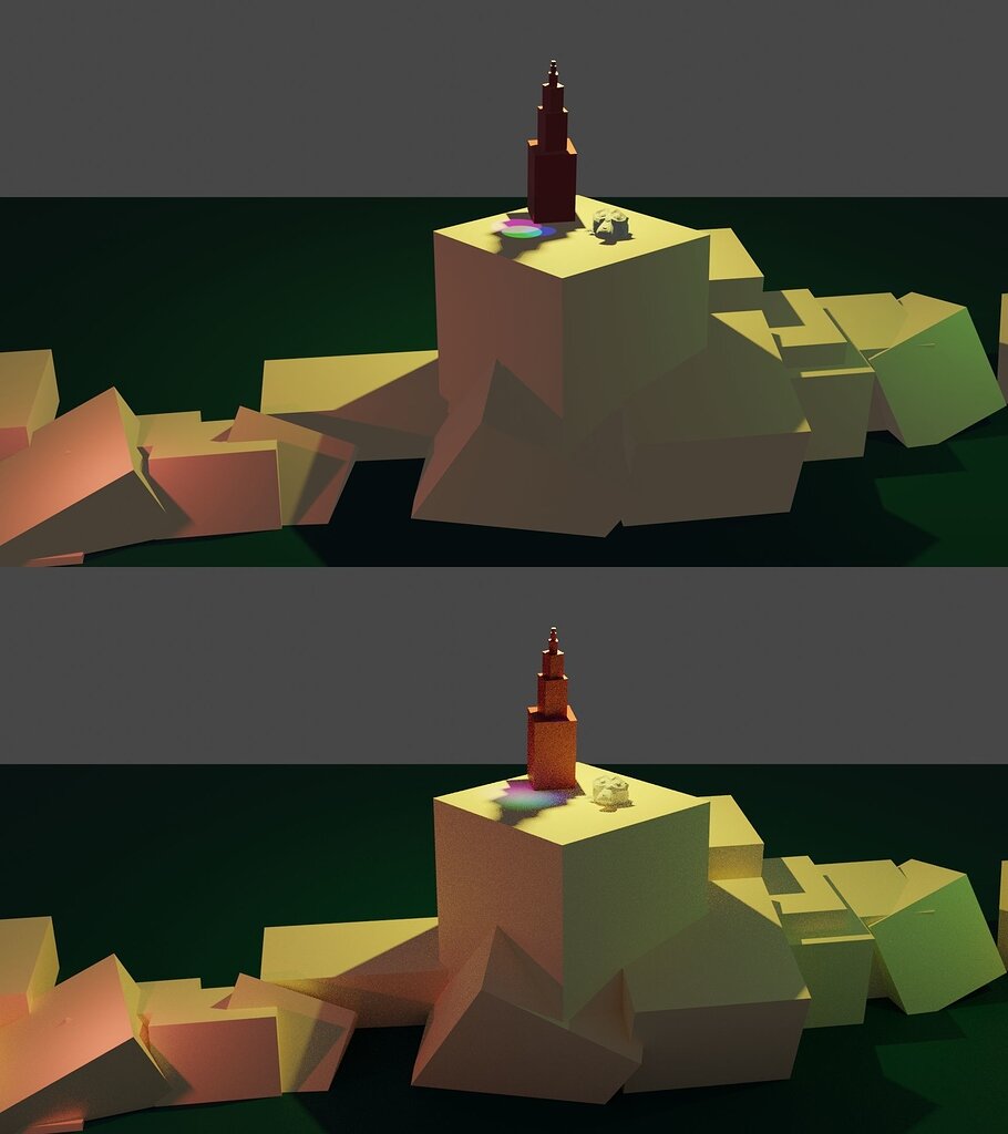 Lesson 13 - first render comparison - Show - GameDev.tv