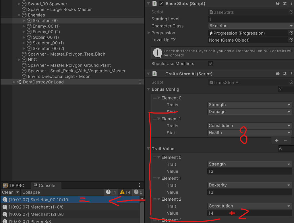 Traits for AI - Ask - GameDev.tv