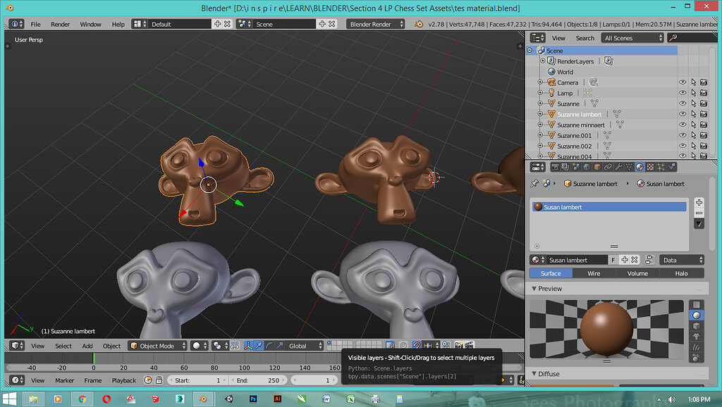 How to reuse material in other object? - Ask - GameDev.tv