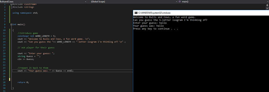 Lesson 18 screenshot - Talk - GameDev.tv