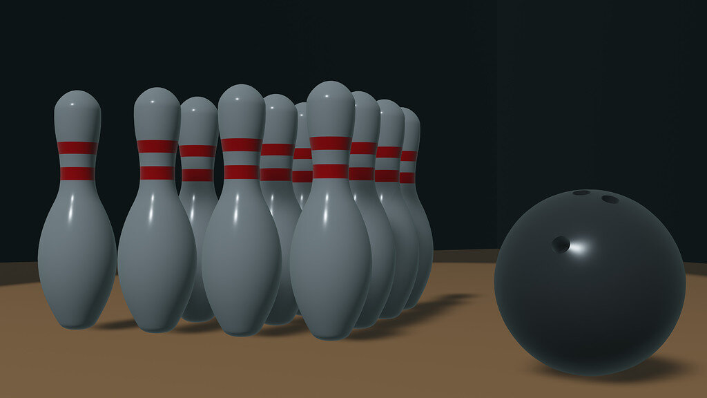 My bowling scene (render / Animation) - Show - GameDev.tv