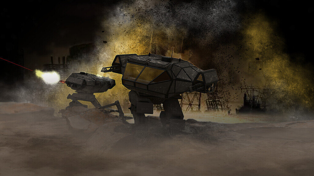 Mech Final Render - Show - GameDev.tv