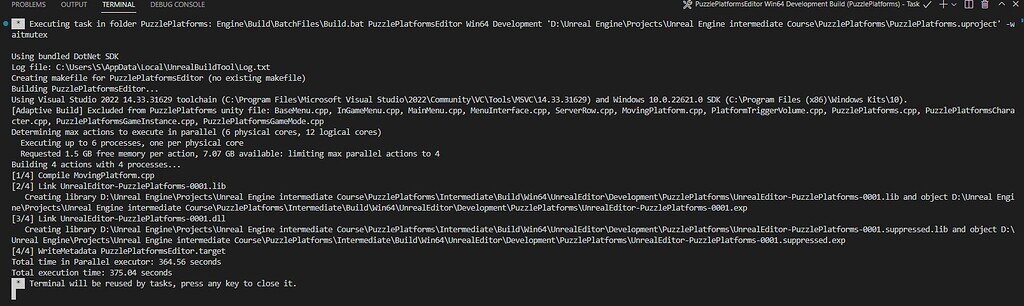 Compiling time is suspiciously too long! - Ask - GameDev.tv