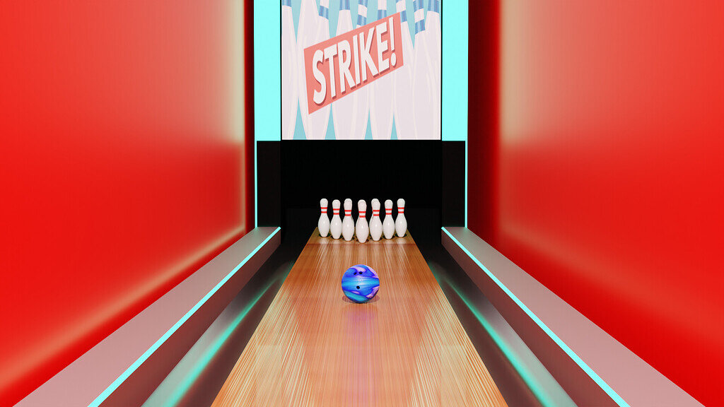I have got my bowling scene set up now - Show - GameDev.tv