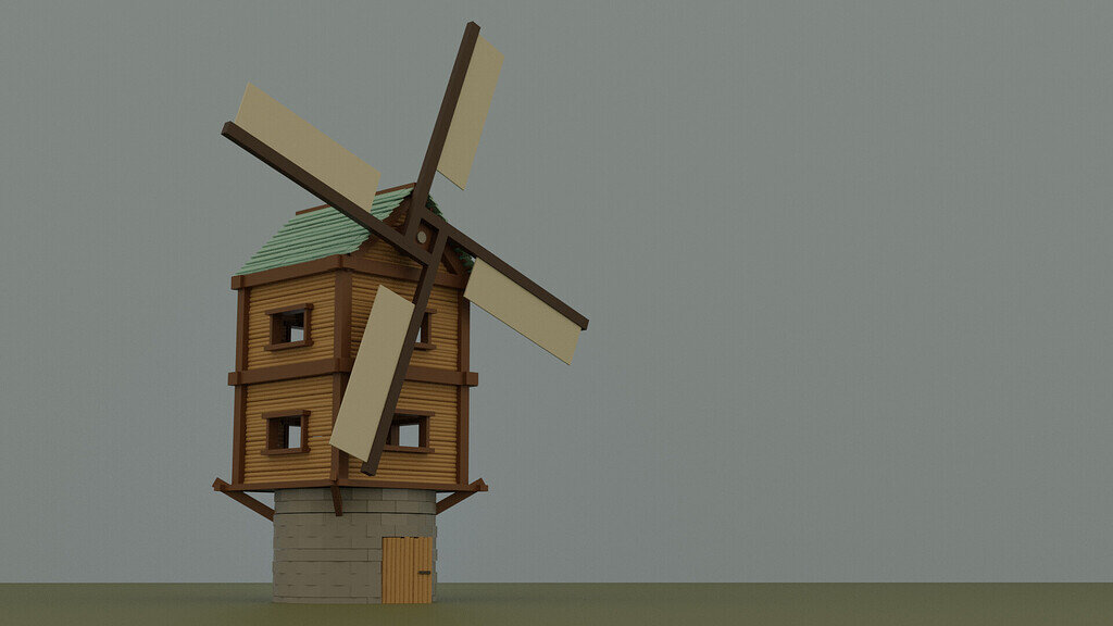 Second Model - Windmill - Final Challenge - Show - GameDev.tv