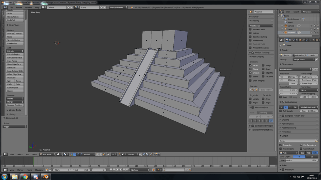 Pyramid Ramp Railings! - Talk - GameDev.tv