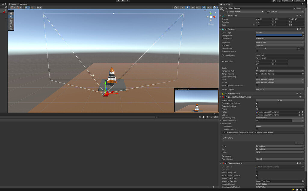 Is anyone else's camera floating away - Ask - GameDev.tv