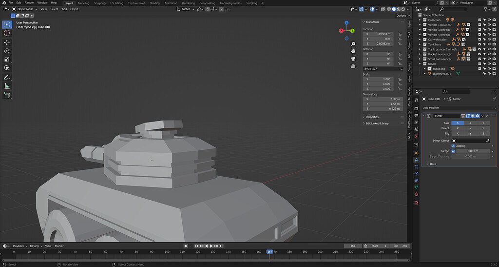 Extrude along normals - Ask - GameDev.tv