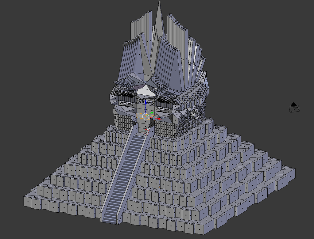 Pyramid edge loop, extrusion/intrusion, scaling, fun - Talk - GameDev.tv