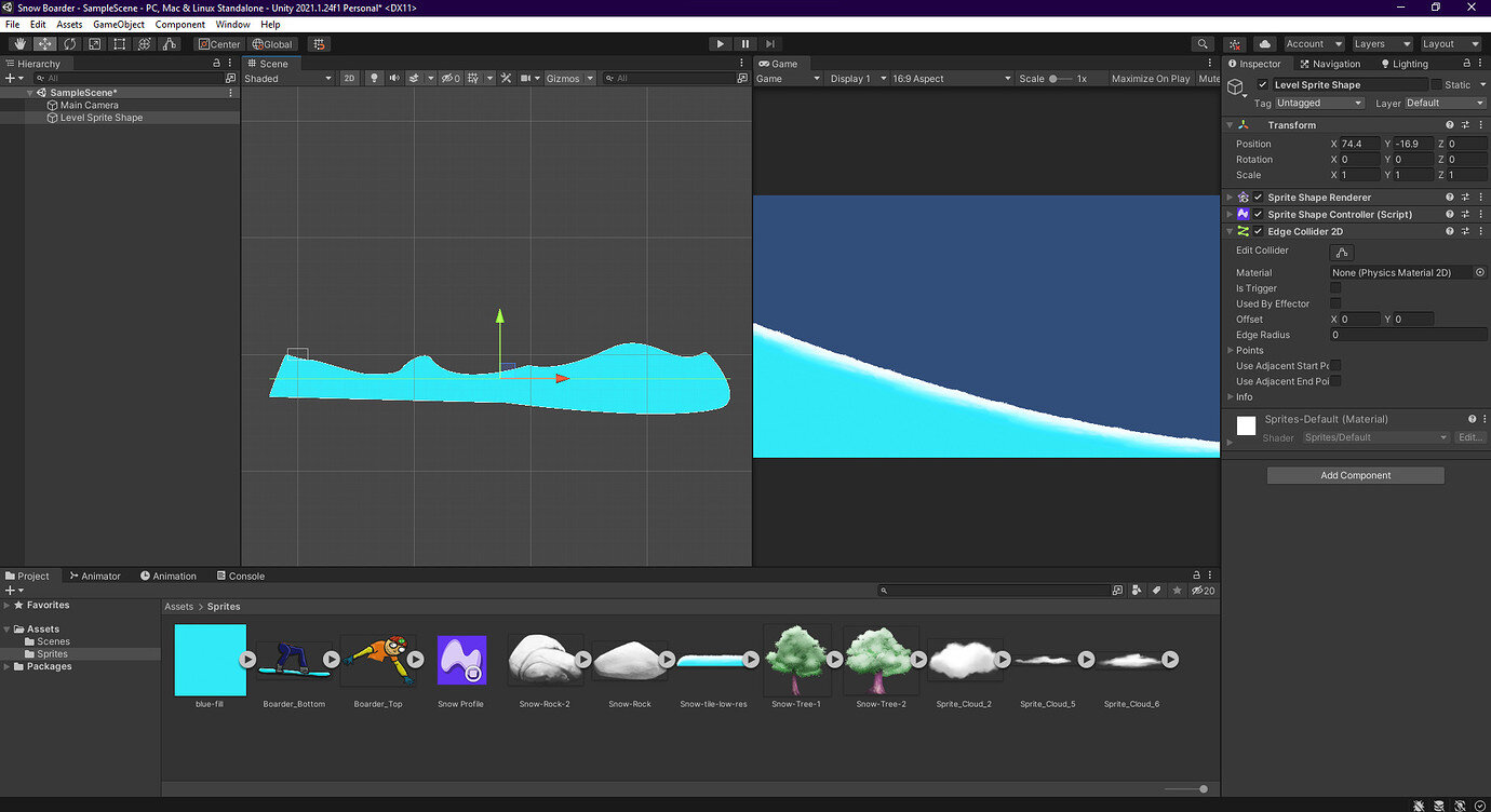 Edge Collider Not Working new 2D Course Ask GameDev tv