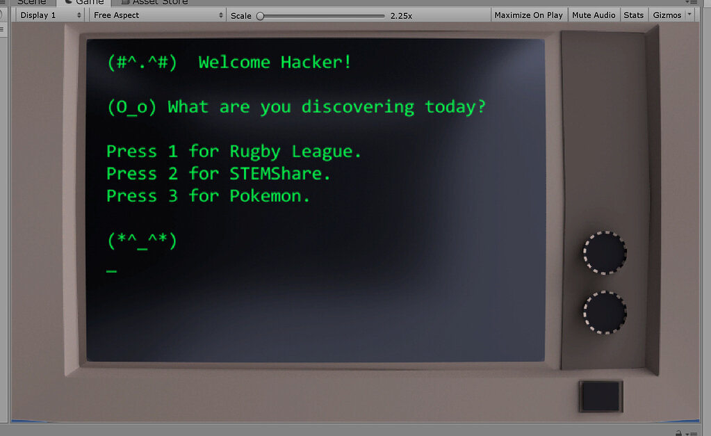 My Hacker menu screen - Show - GameDev.tv