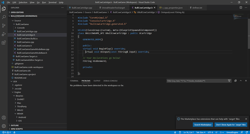 DEBUG Colours - how to get them running with my code - Ask - GameDev.tv