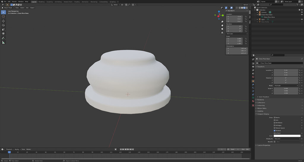Chess Piece Base - Show - GameDev.tv