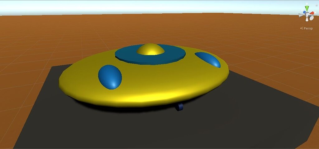 Flying Saucer Rocket Ship - Show - GameDev.tv