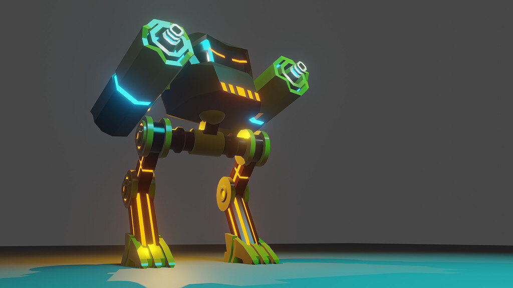 Mech master result, and final render video - Show - GameDev.tv