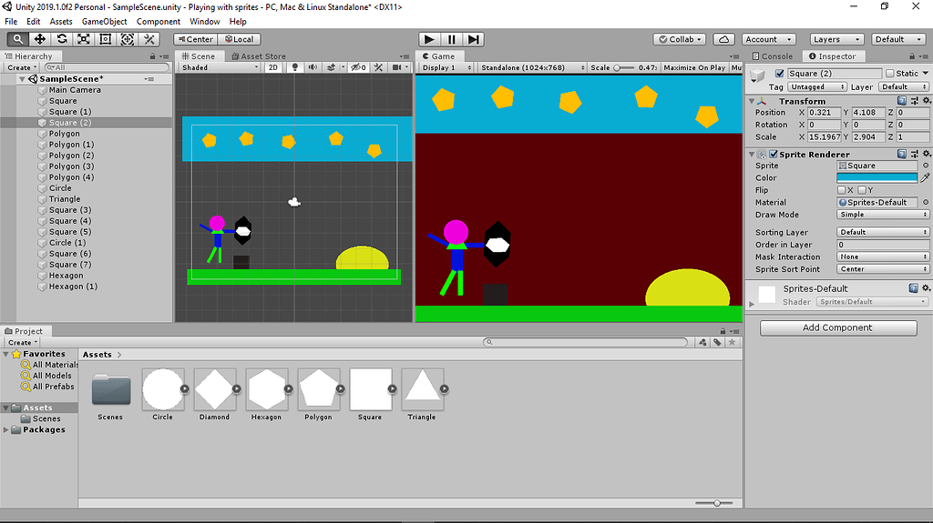 Playing with Sprites - Show - GameDev.tv