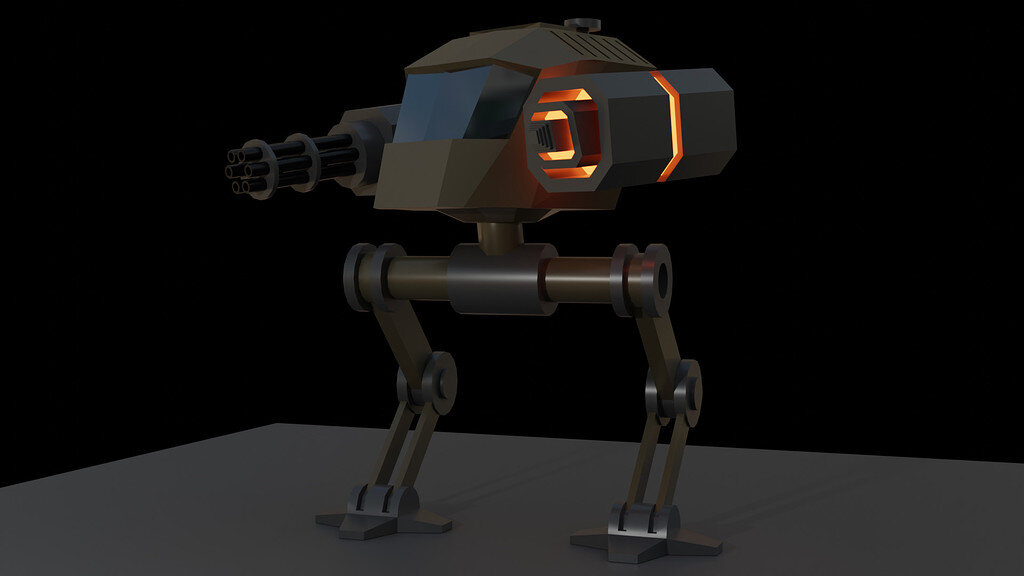Gatling style mech - Show - GameDev.tv