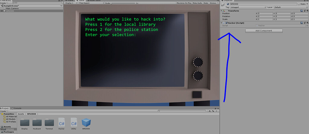 Cannot find C# component variables in Unity inspector - Ask - GameDev.tv