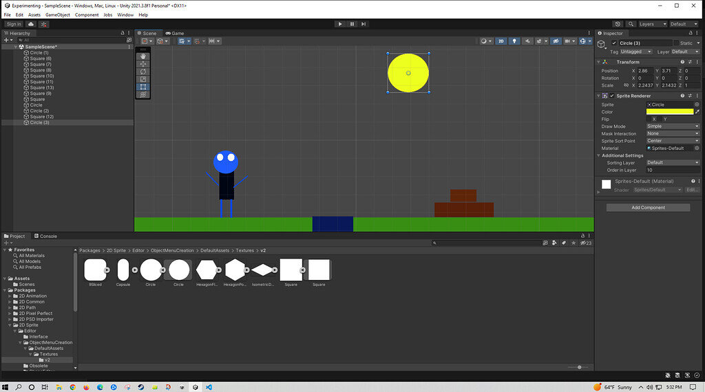 Show your silly pretend platformer screenshot - Show - GameDev.tv
