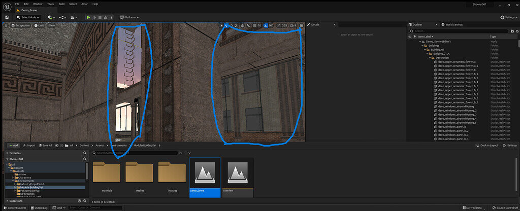 Static meshes clipping in (Unreal Engine 5 Blueprints - First Person ...