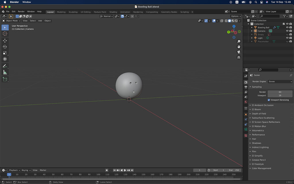 Bowling ball render problem - Ask - GameDev.tv
