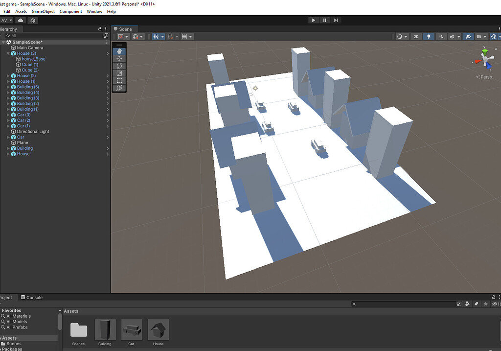 Prefabs City Scene Show Gamedevtv