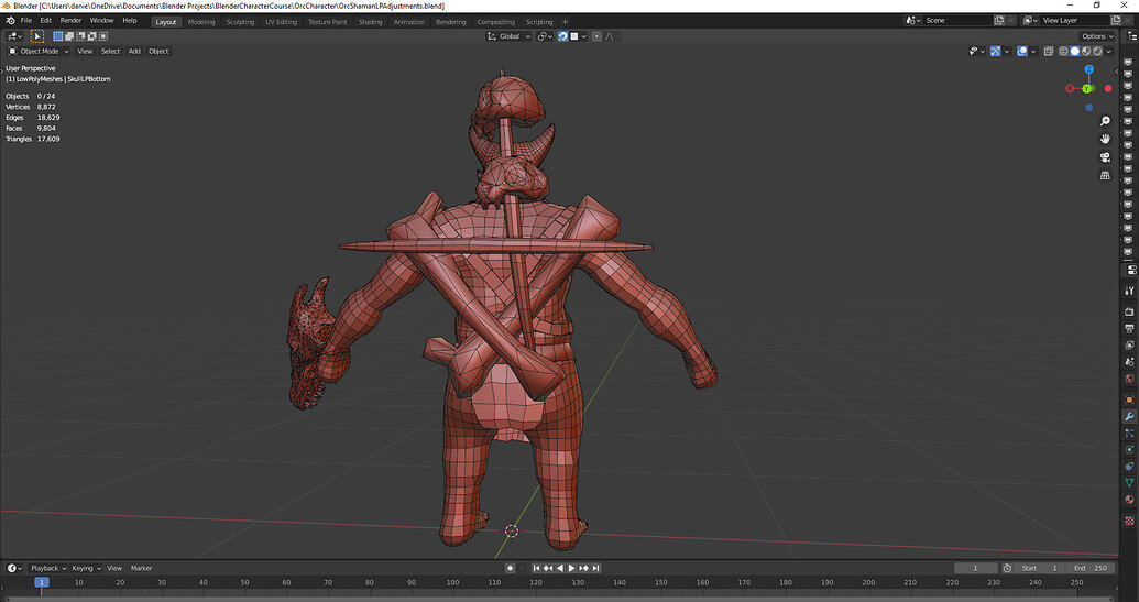 Finished Retopo - Show - GameDev.tv