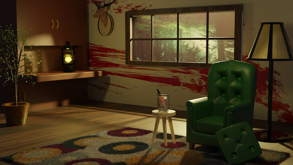 I made a murder scene in Blender - Show - GameDev.tv