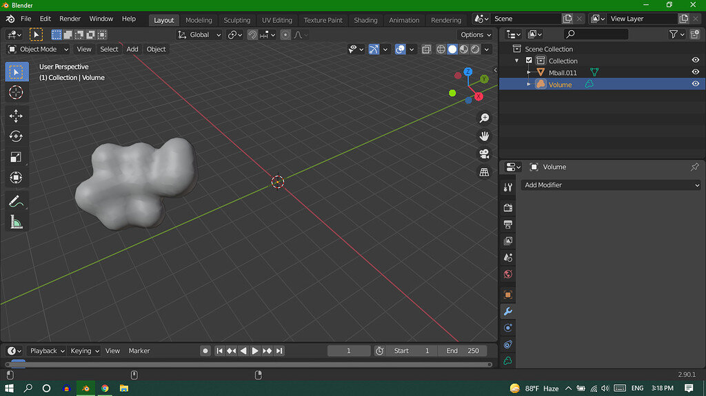 Mesh to volume modifier - Ask - GameDev.tv